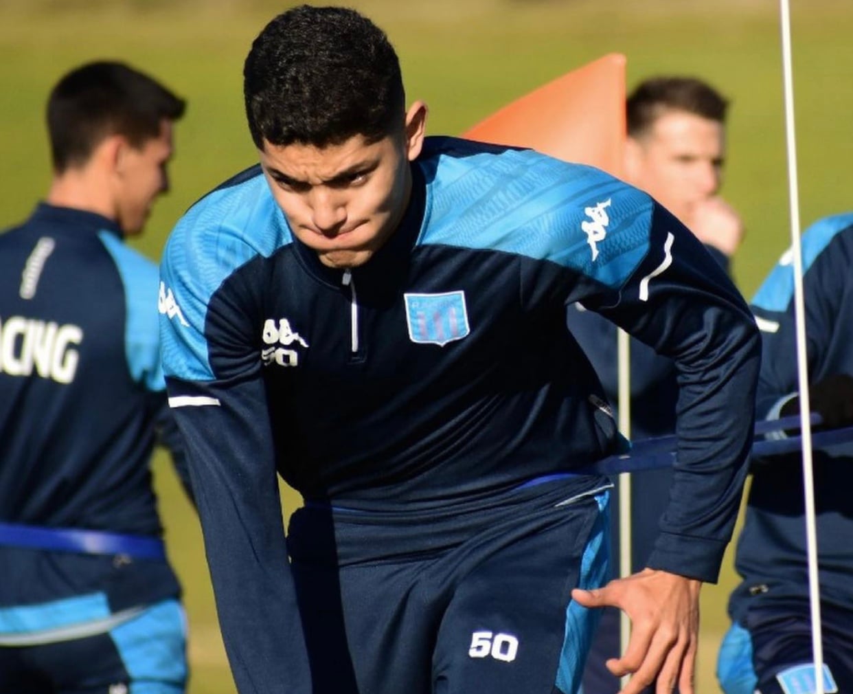 El pibe Galván volvería a ser titular en Racing - Racing de Alma