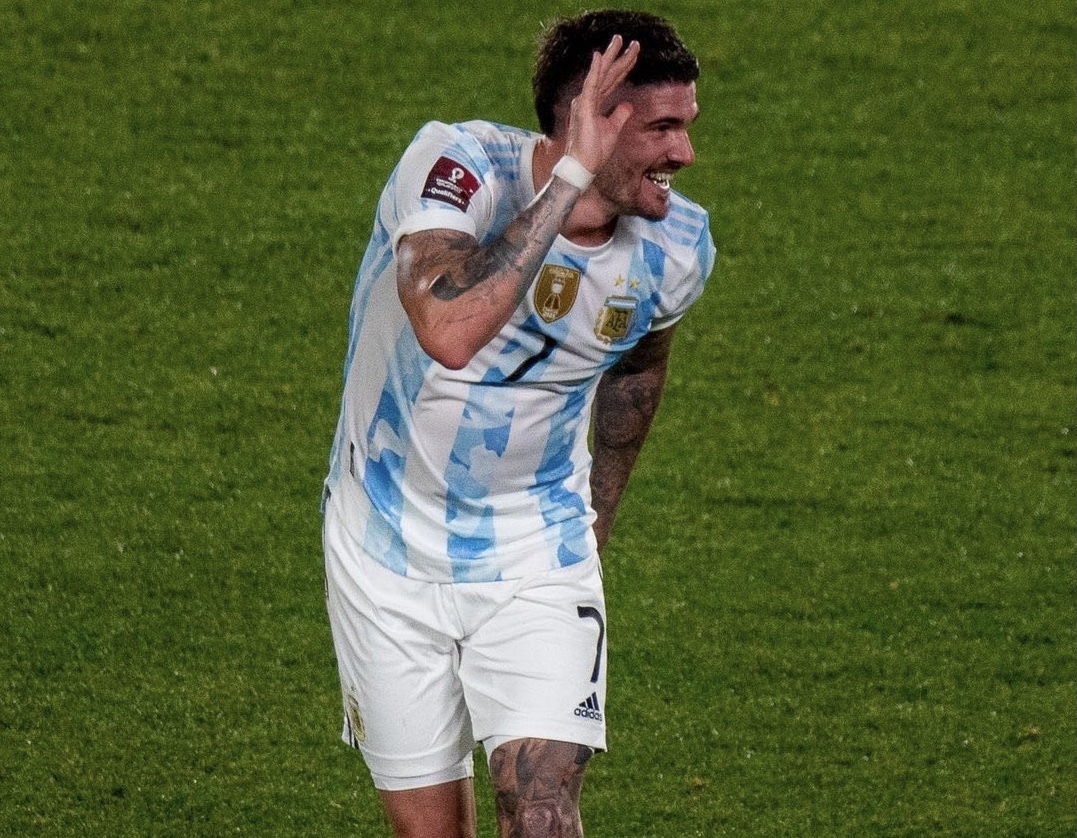 El récord del ex Racing Rodrigo De Paul - Racing de Alma