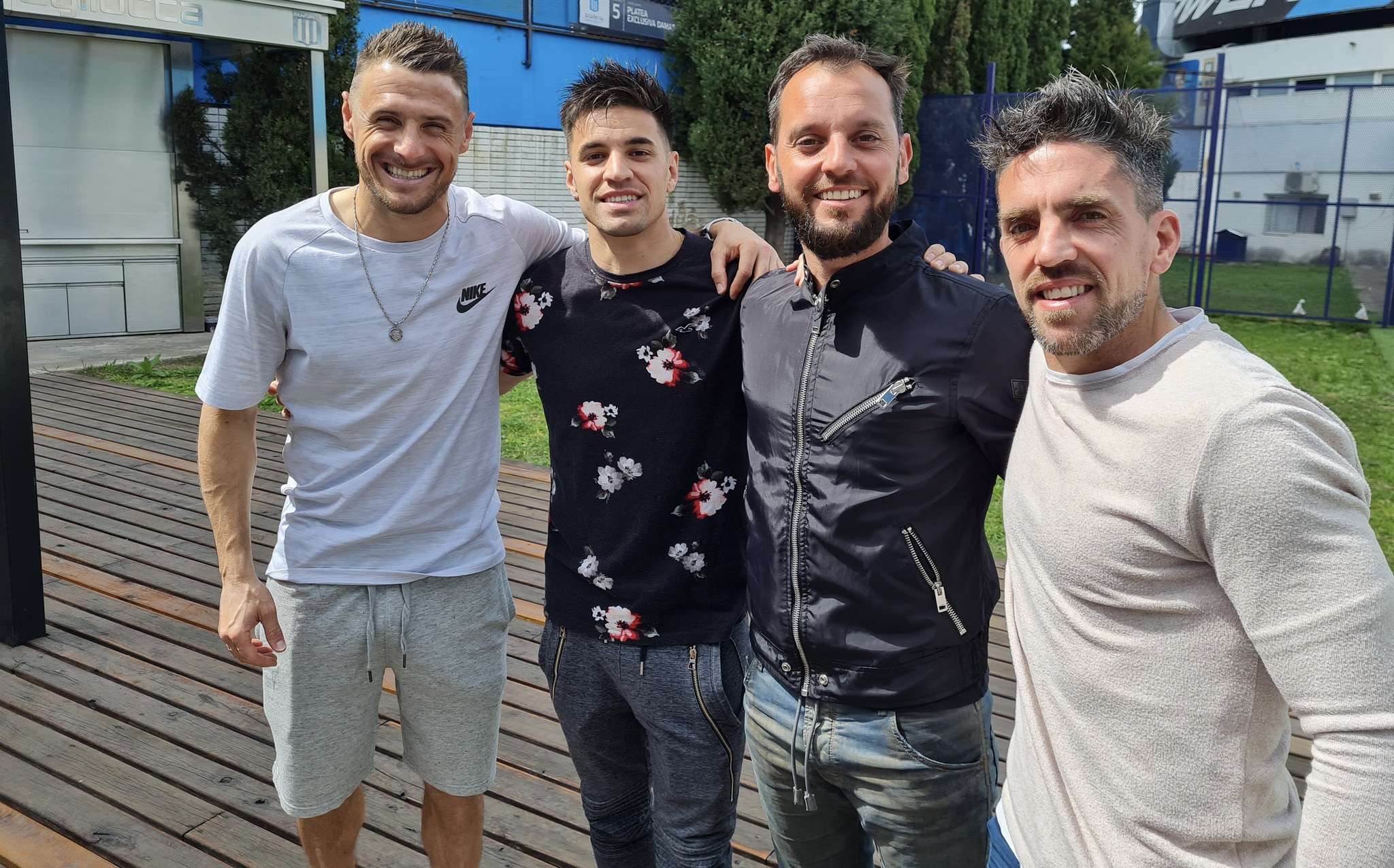 Videla y Grazzini, DTs de la Reserva de Racing - Racing de Alma