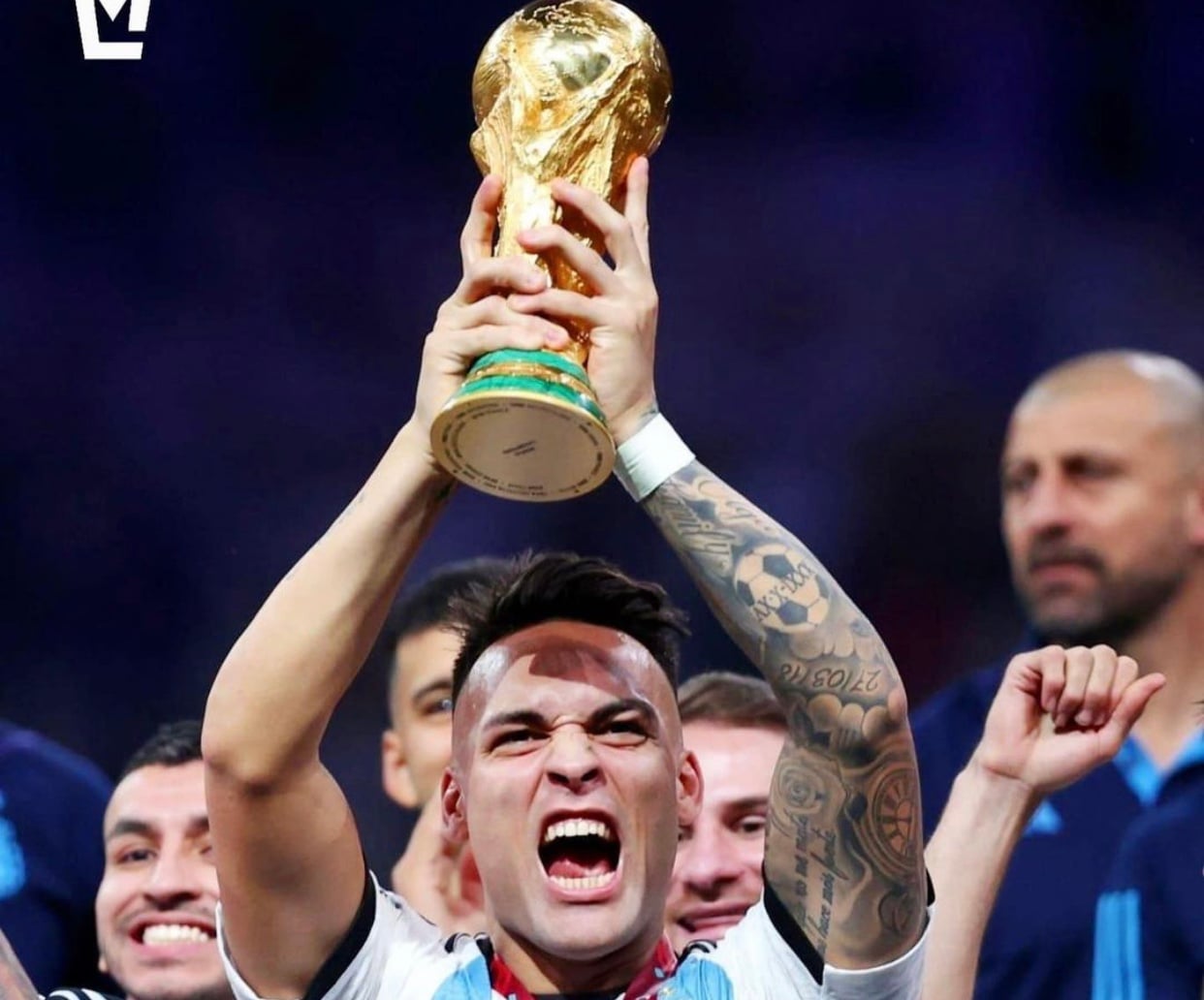 La dedicatoria mundial de Lautaro Martínez - Racing de Alma