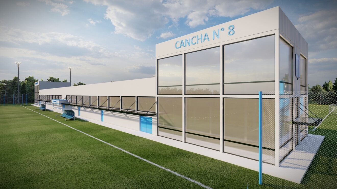 Obras en el Predio Tita Mattiussi de Racing - Racing de Alma