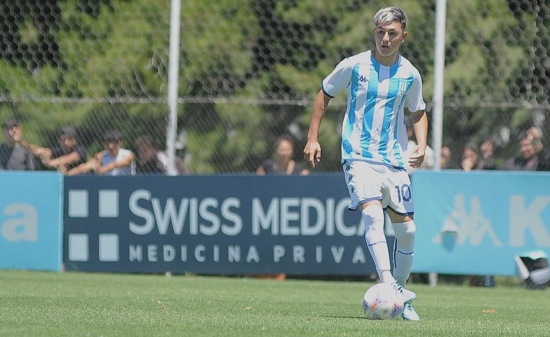 Matías Acevedo, joya de Racing en el Predio Tita Mattiussi - Racing de Alma