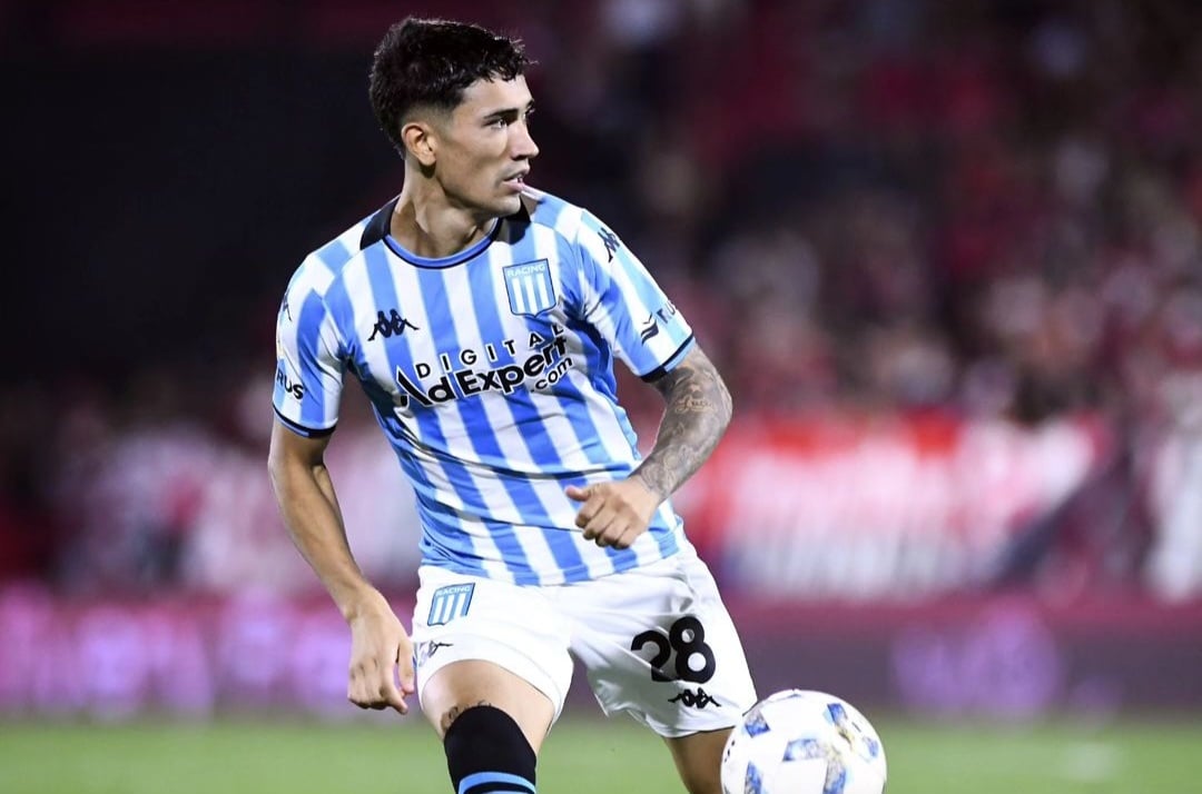 Solari en Racing participó de tres goles ante Newell's - Racing de Alma