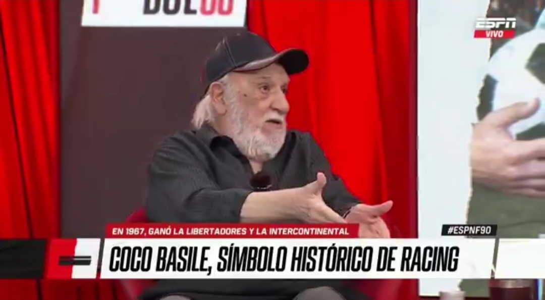 Basile habló de Costas, entrenador de Racing - Racing de Alma