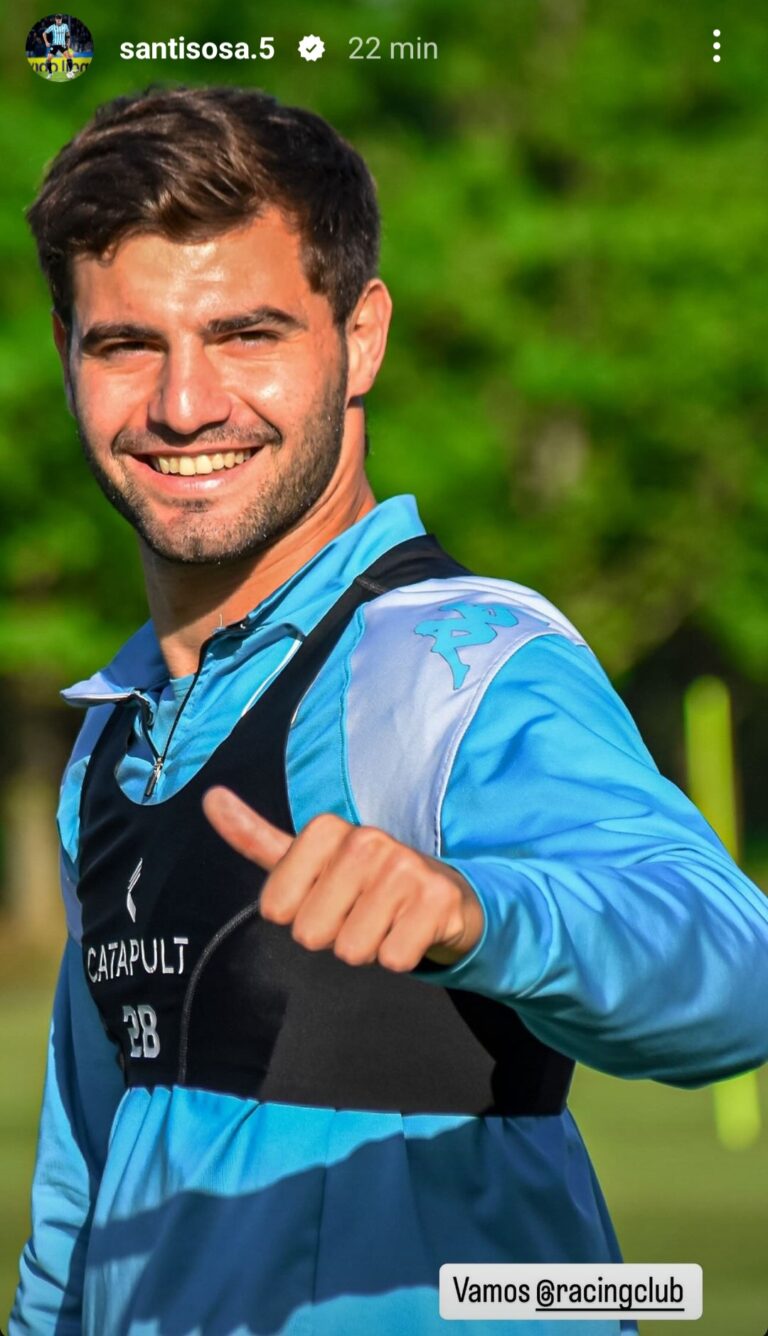 Sosa: plan de pagos en Racing y respuesta a River - Racing de Alma