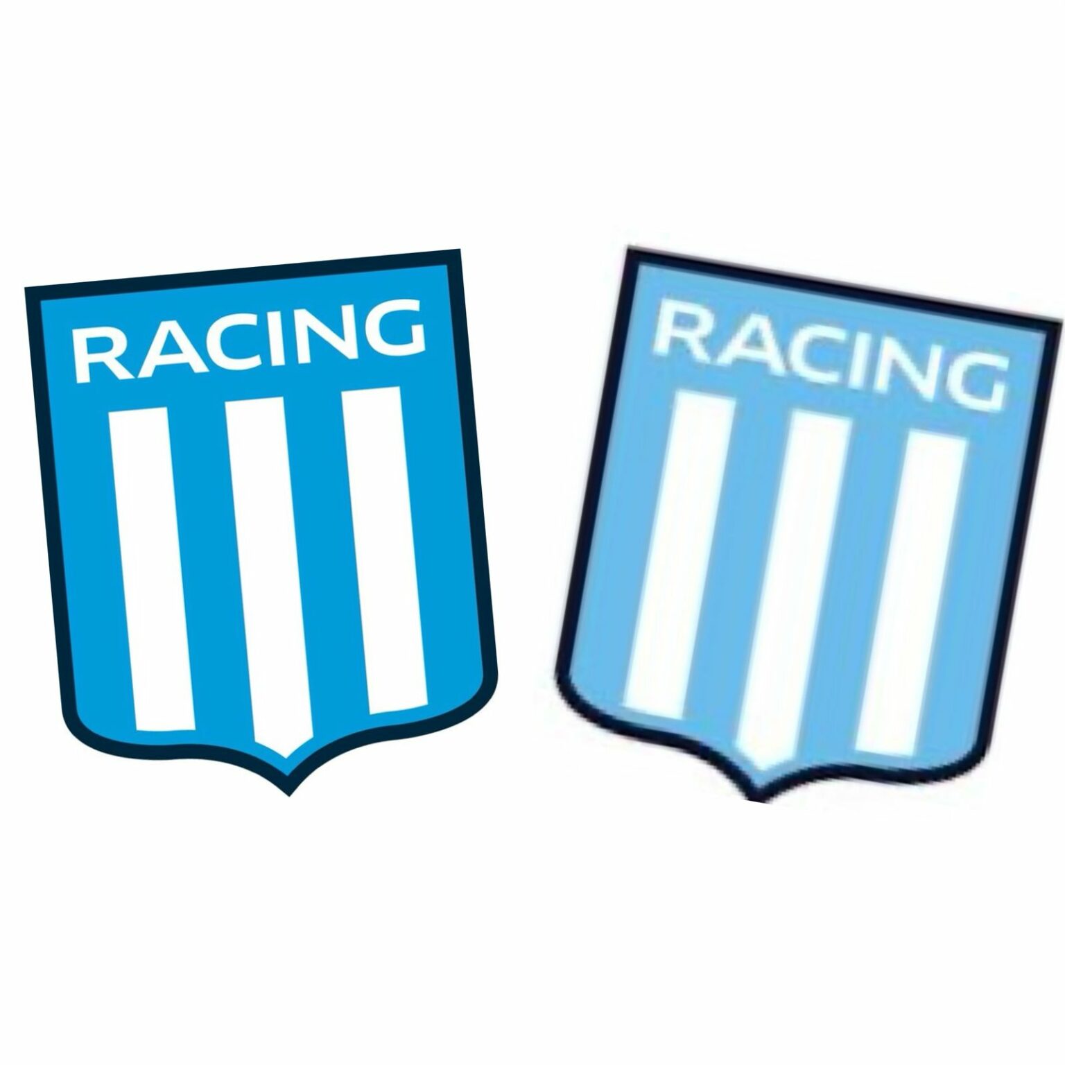 Exclusivo: ¿por qué cambió el color del escudo de Racing? - Racing de Alma