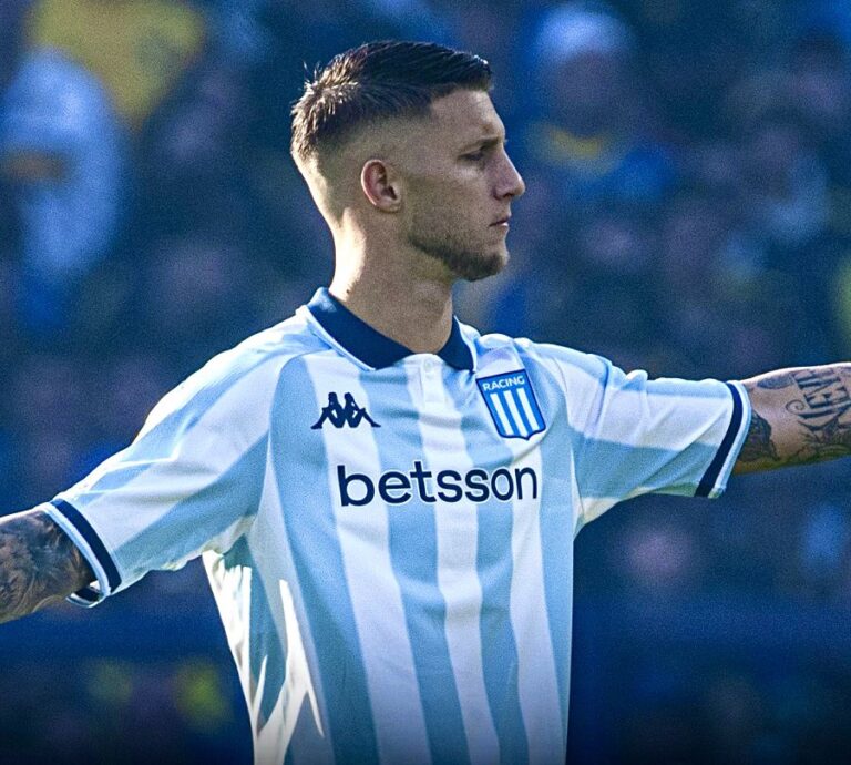 Pardo jugó muy bien en Racing ante Boca - Racing de Alma