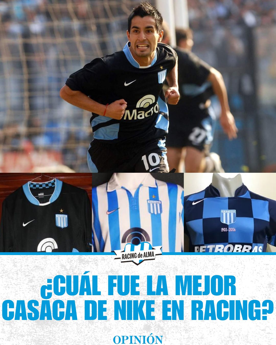 Nike nuevo sponsor de Racing desde 2026, es oficial